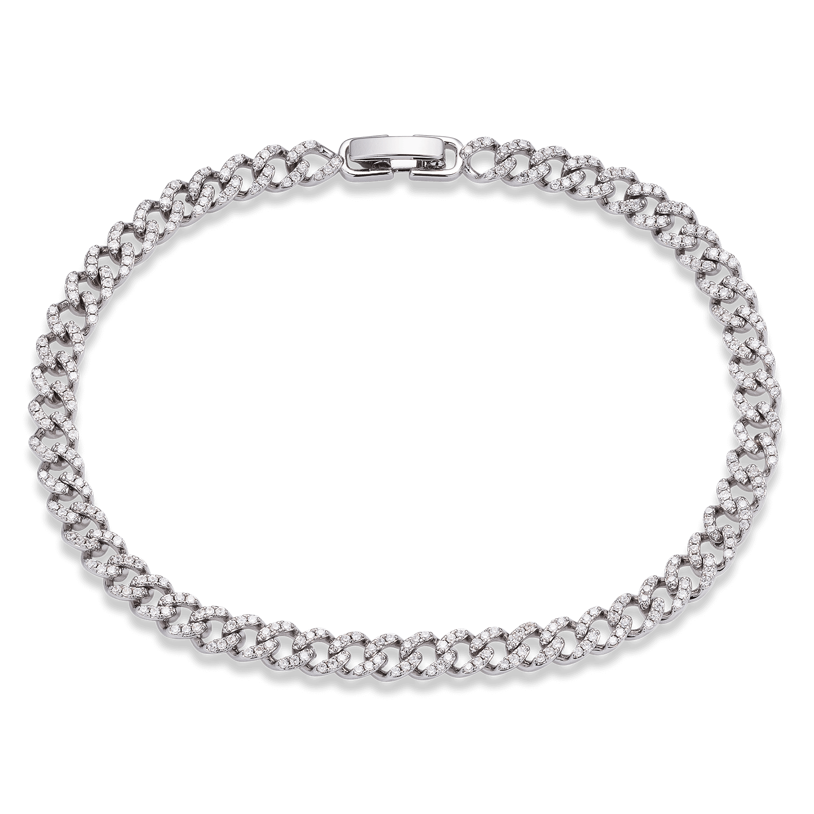 The Iced Cuban Bracelet | Silver | Ralph Christian Watches