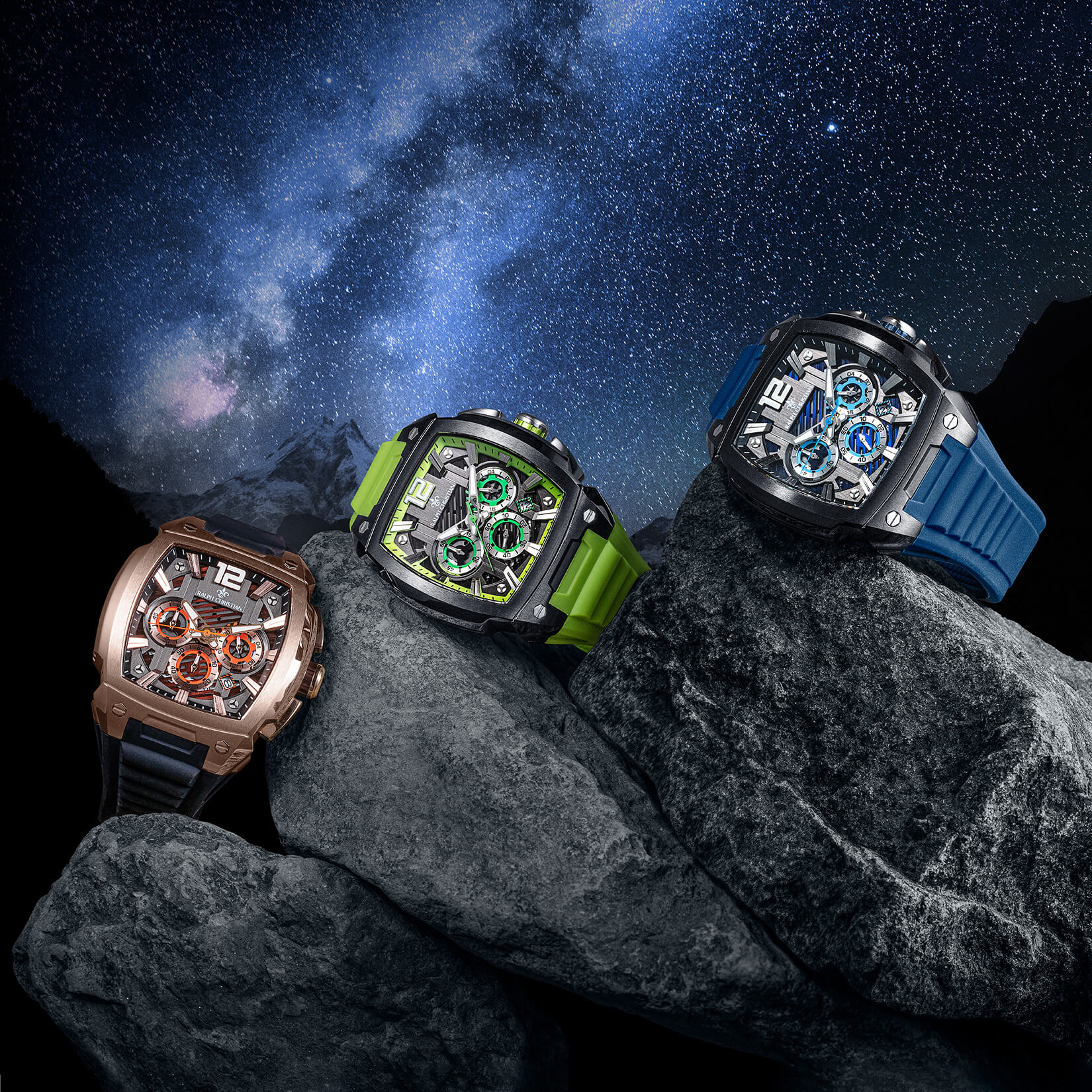 The Phantom Chrono | Lime Green | Ralph Christian Watches