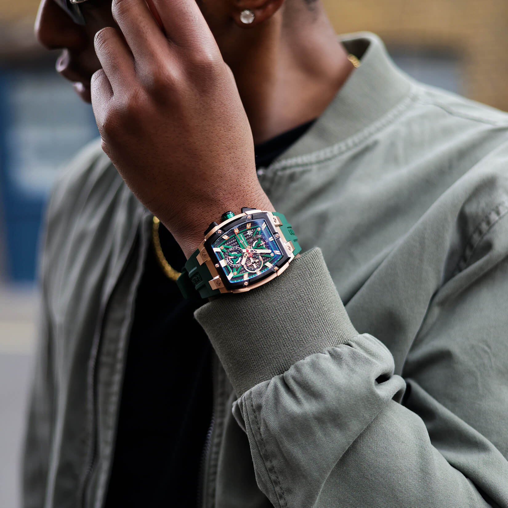 The Polaris Chrono | Hunter Green | Ralph Christian Watches