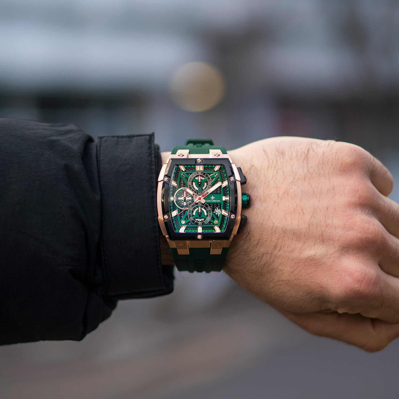 The Polaris Chrono | Hunter Green | Ralph Christian Watches