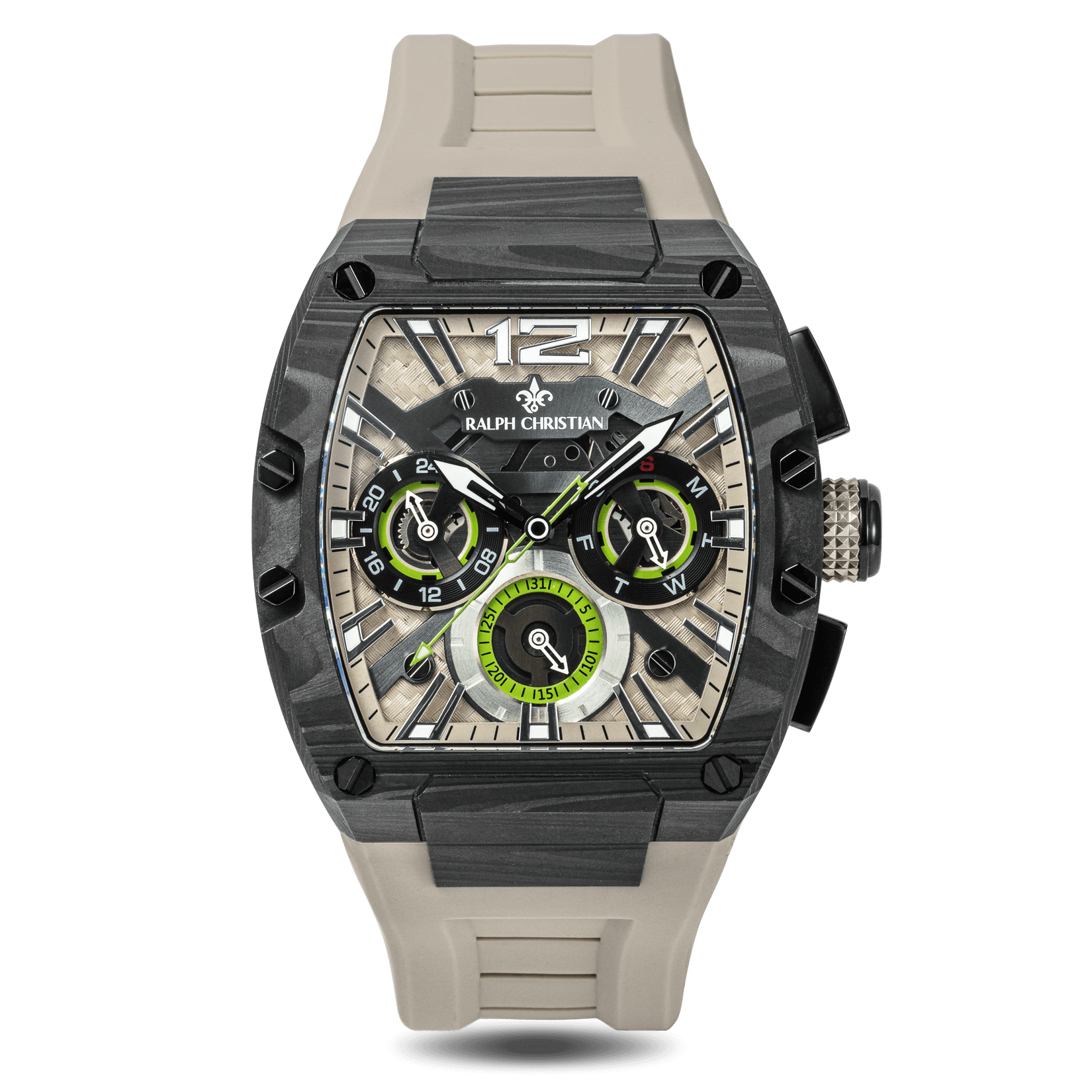The Intrepid Sport Carbon Fiber | Ivory Slate | Ralph Christian Watches