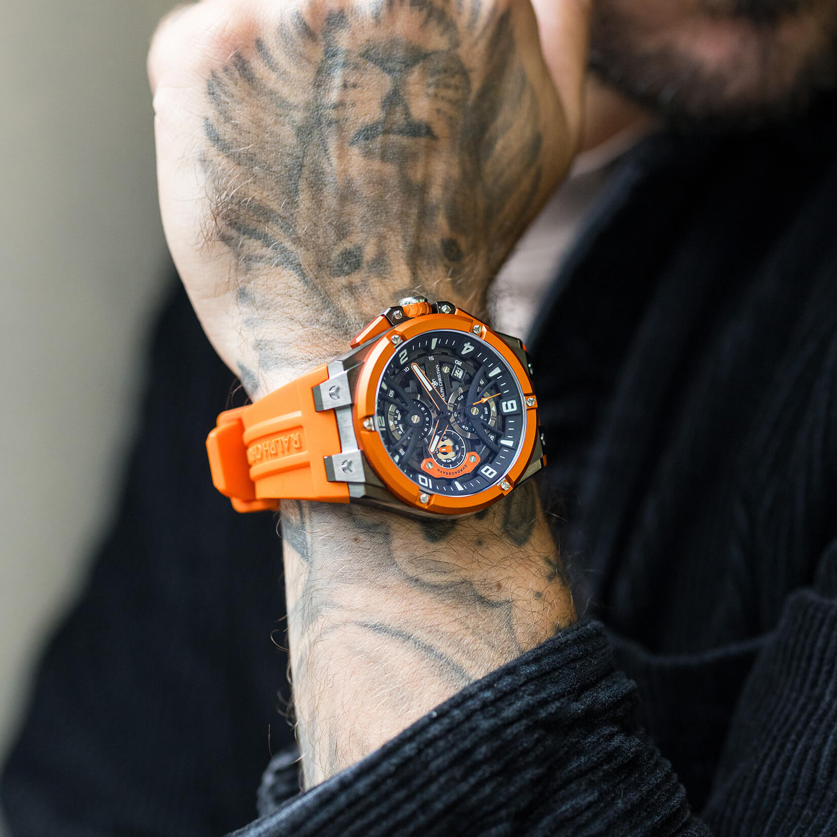 The Apex Chrono | Sunset Orange | Ralph Christian Watches