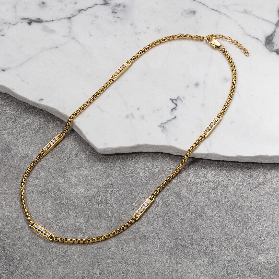 The Atlas Ice Necklace | Gold | Ralph Christian Watches