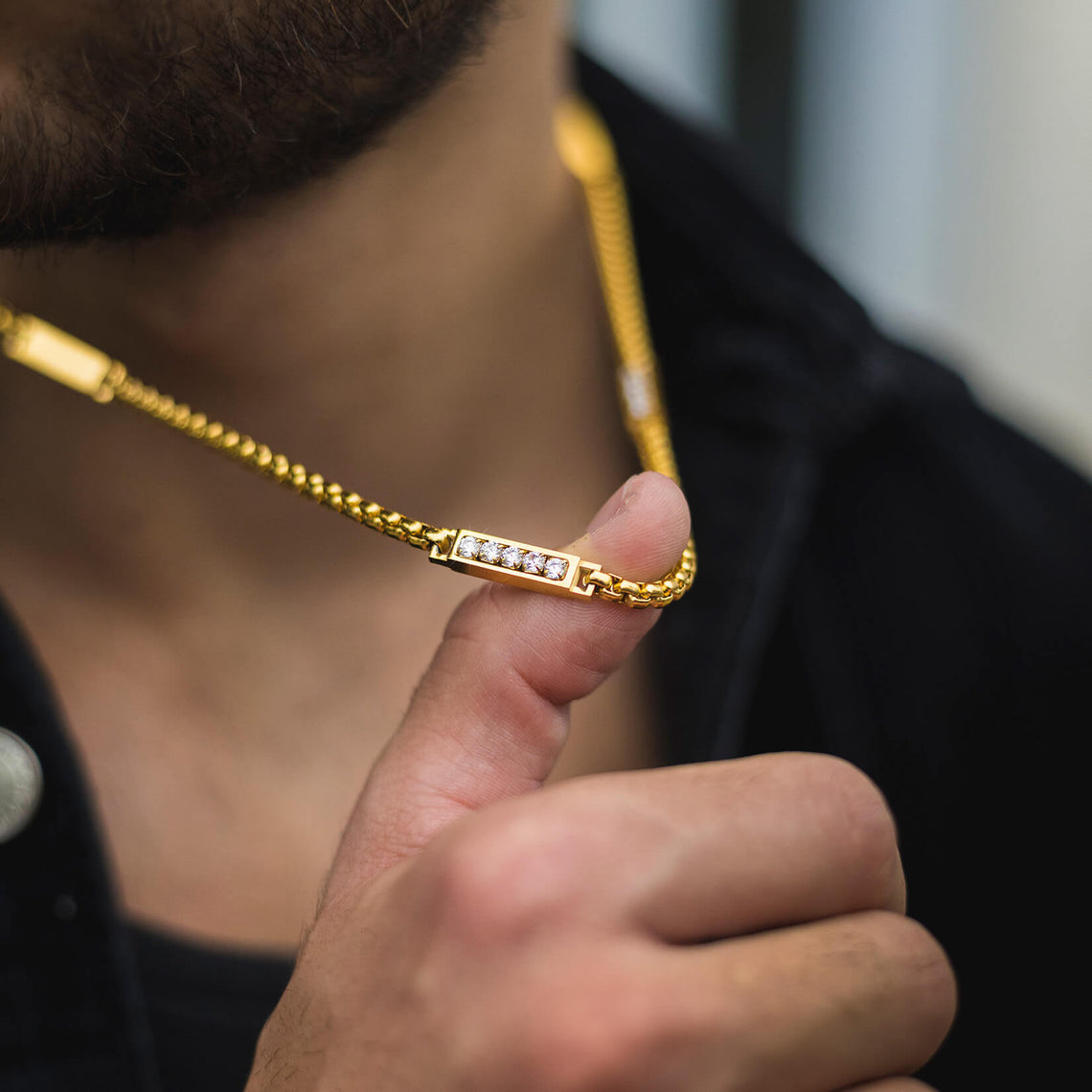 The Atlas Ice Necklace | Gold | Ralph Christian Watches