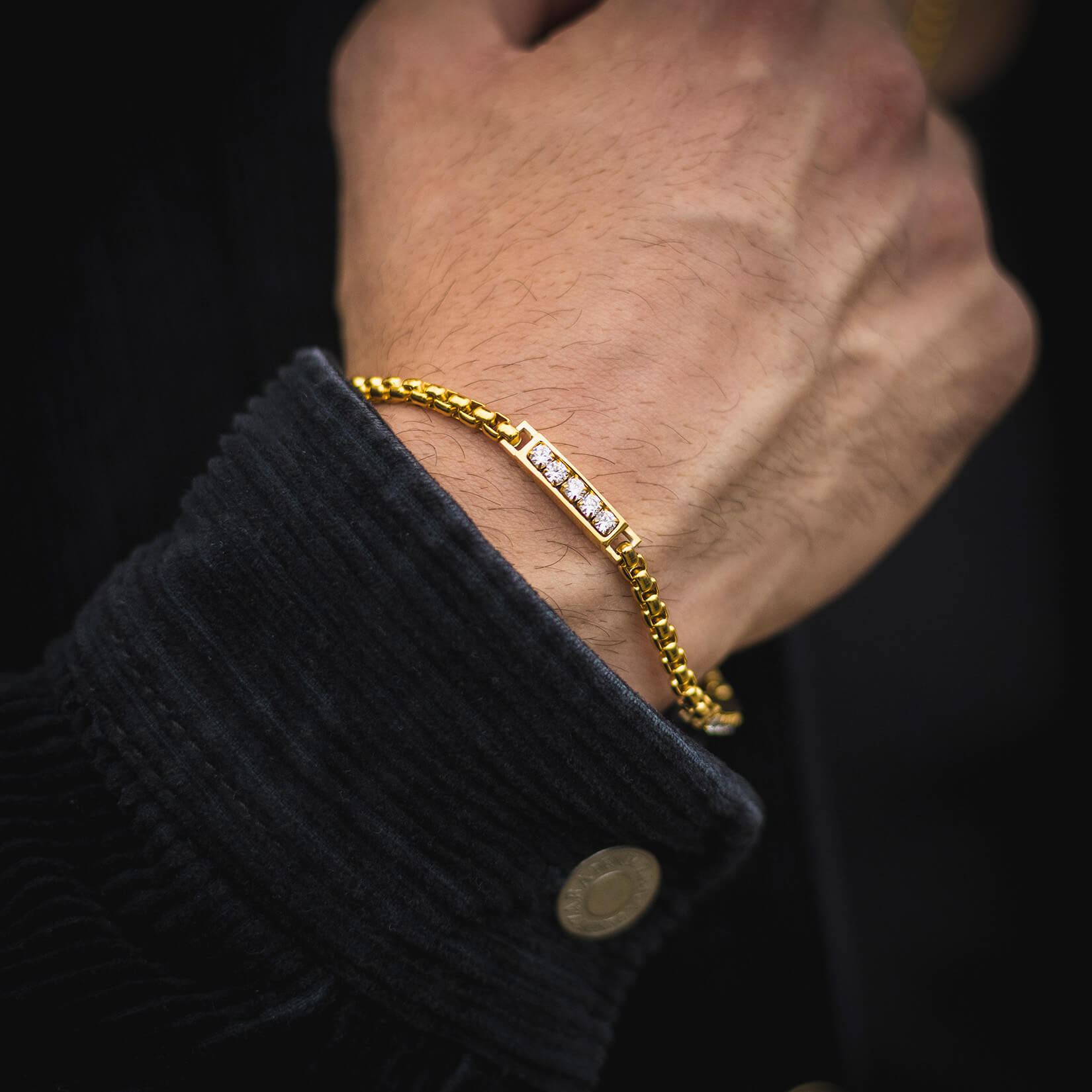 The Atlas Ice Bracelet | Gold | Ralph Christian Watches