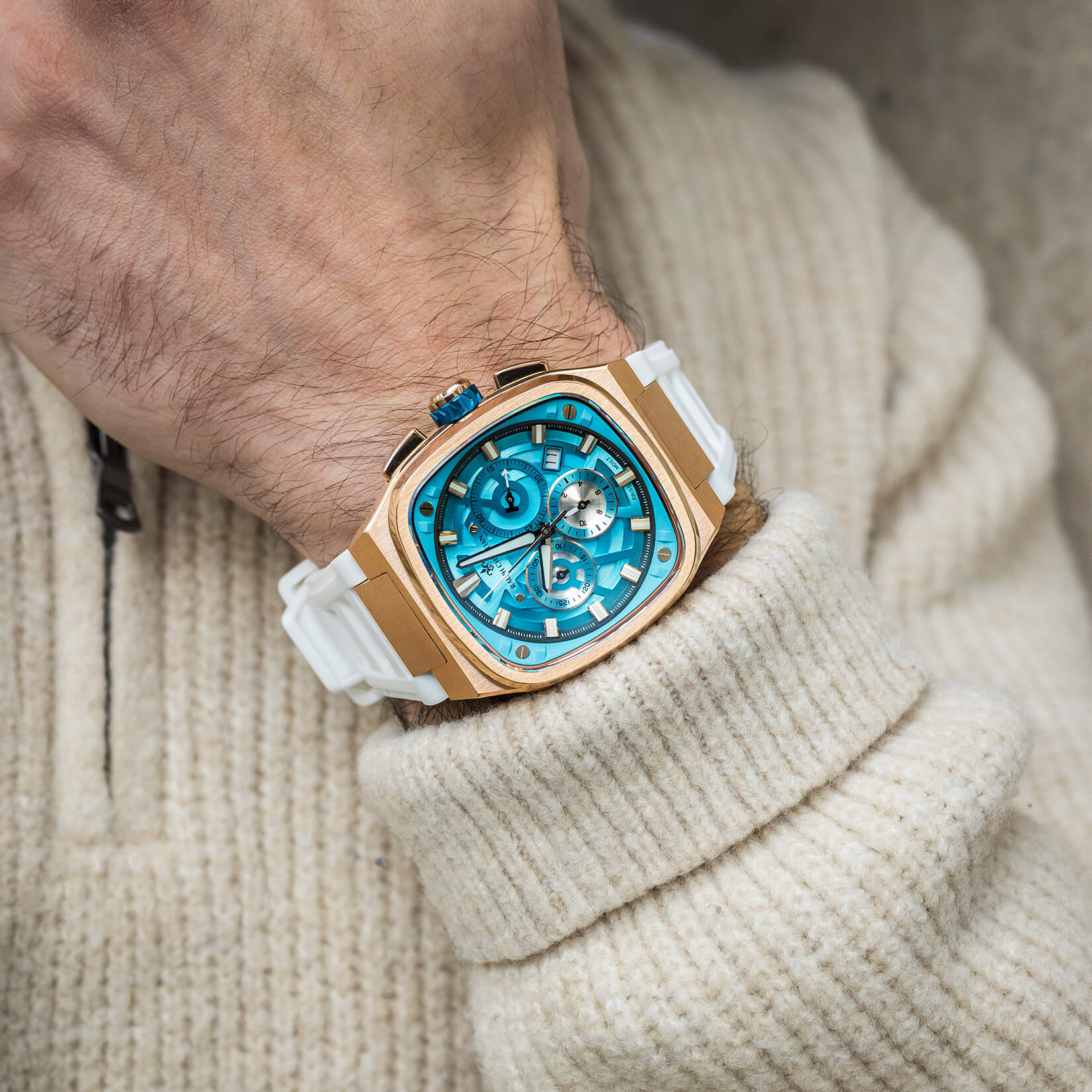 The Legacy Chrono | Artic Azure | Ralph Christian Watches