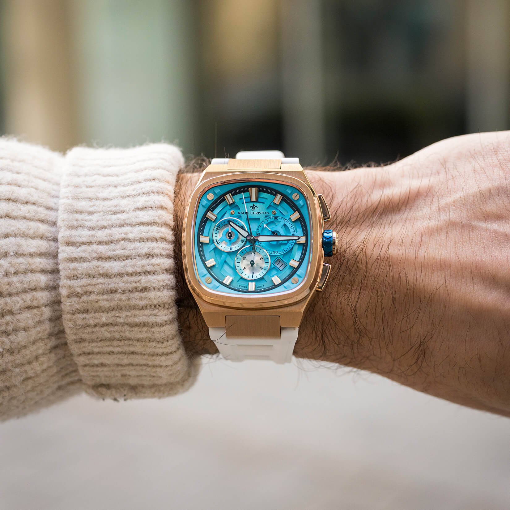 The Legacy Chrono | Artic Azure | Ralph Christian Watches