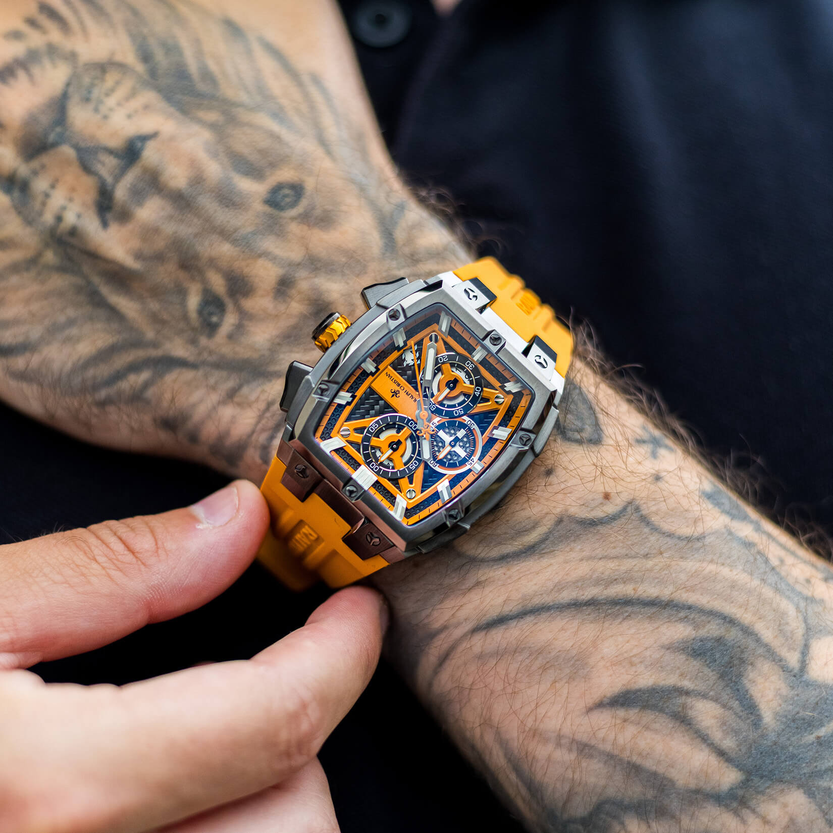 The Polaris Chrono | Burnt Orange | Ralph Christian Watches