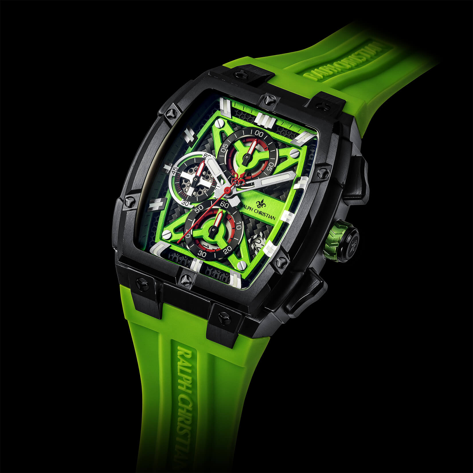 The Polaris Chrono | Lime Green | Ralph Christian Watches