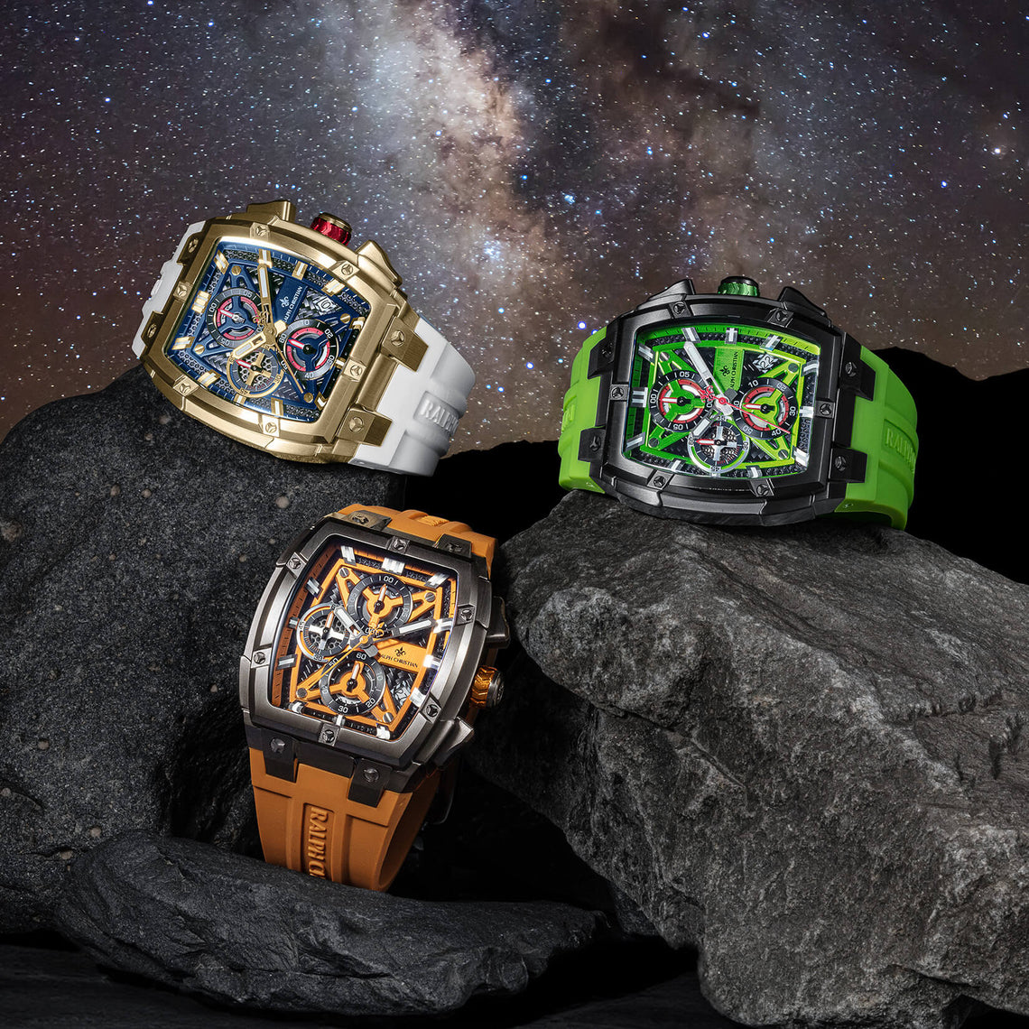 The Polaris Chrono | Lime Green | Ralph Christian Watches