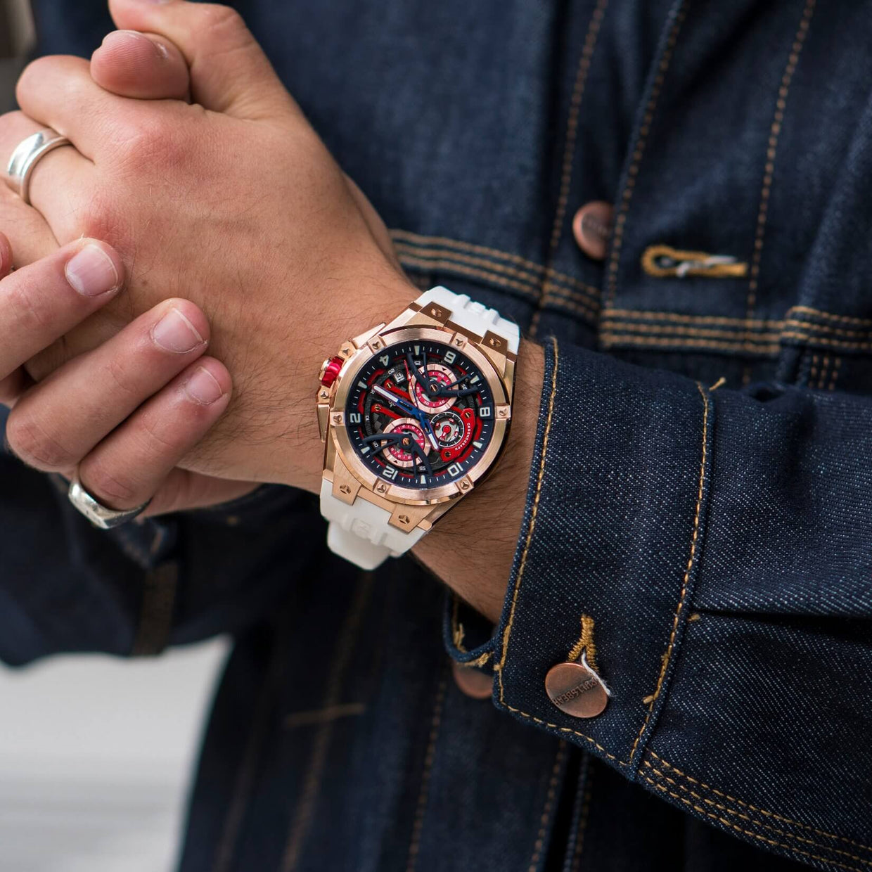 The Apex Chrono | Rose Gold Eclipse | Ralph Christian Watches
