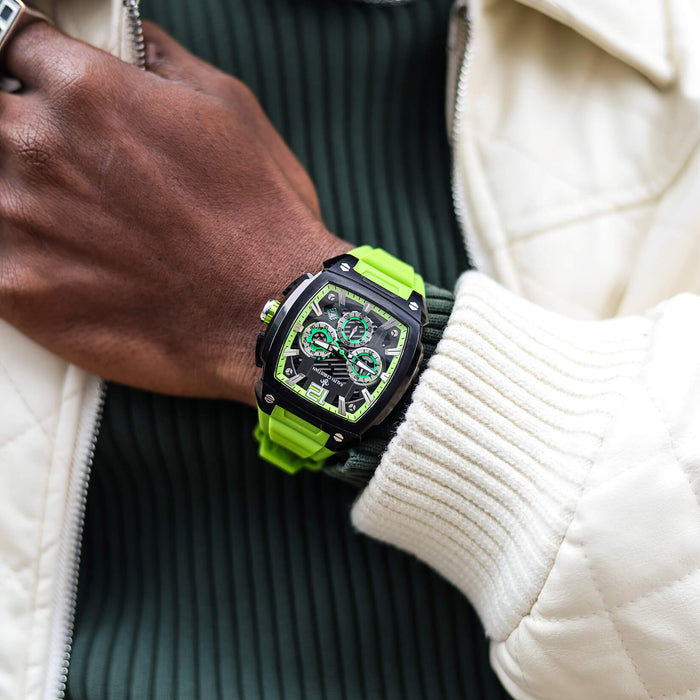 The Phantom Chrono | Lime Green | Ralph Christian Watches