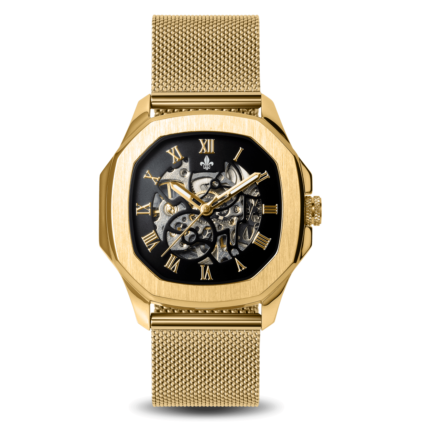 The Avalon Gold + Gold Mesh Strap | Ralph Christian Watches