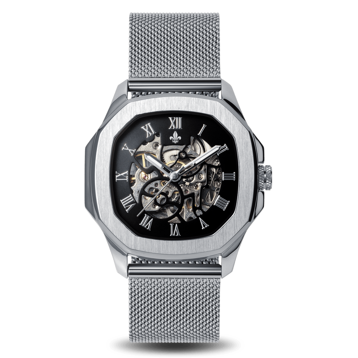 The Avalon Silver + Silver Mesh Strap | Ralph Christian Watches