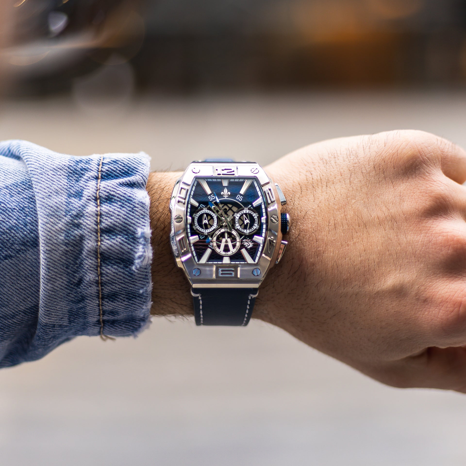 The Intrepid Chronograph - Blue | Ralph Christian Watches