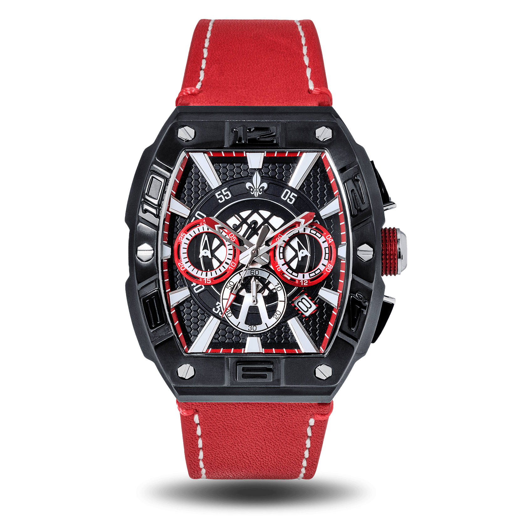 The Intrepid Chronograph - Red | Ralph Christian Watches